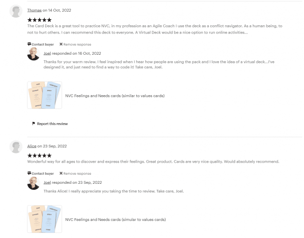 Feelings and Needs NVC Empathy Cards – NewInsight