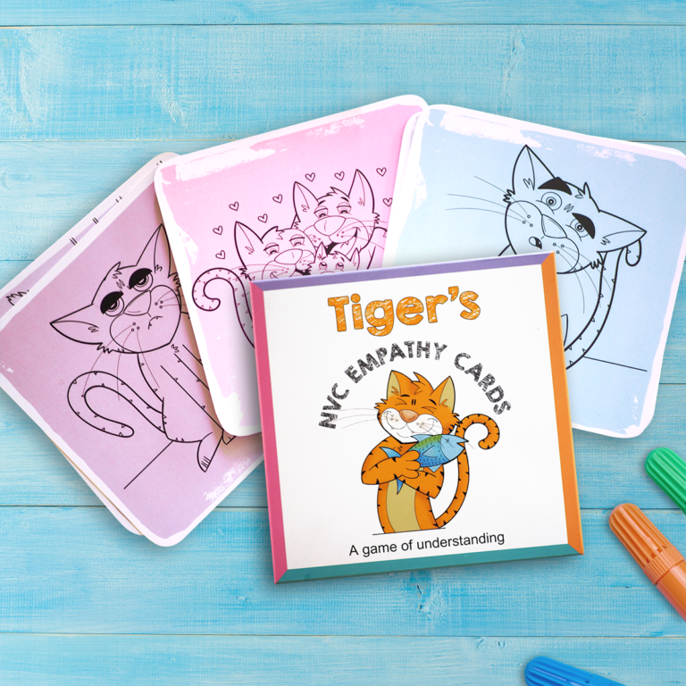 Tiger’s feelings and needs cards for children (NVC) – NewInsight